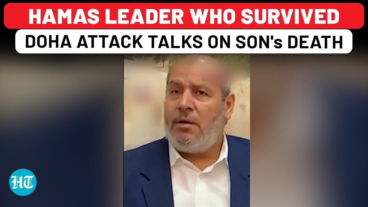 On Cam: Hamas Leader Who Survived Israeli Attack In Doha, Speaks On Son ...