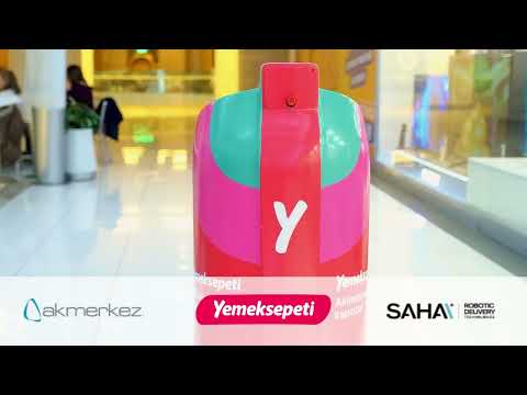 Yemek Teslimat Robotumuz YEBO, şimdi Akmerkez’de! - Yemeksepeti