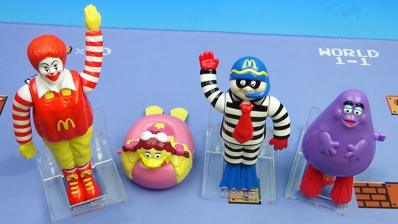 1999 McWAVE PARTY set of 4 McDONALD'S HAPPY MEAL COLLECTIBLES VIDEO ...