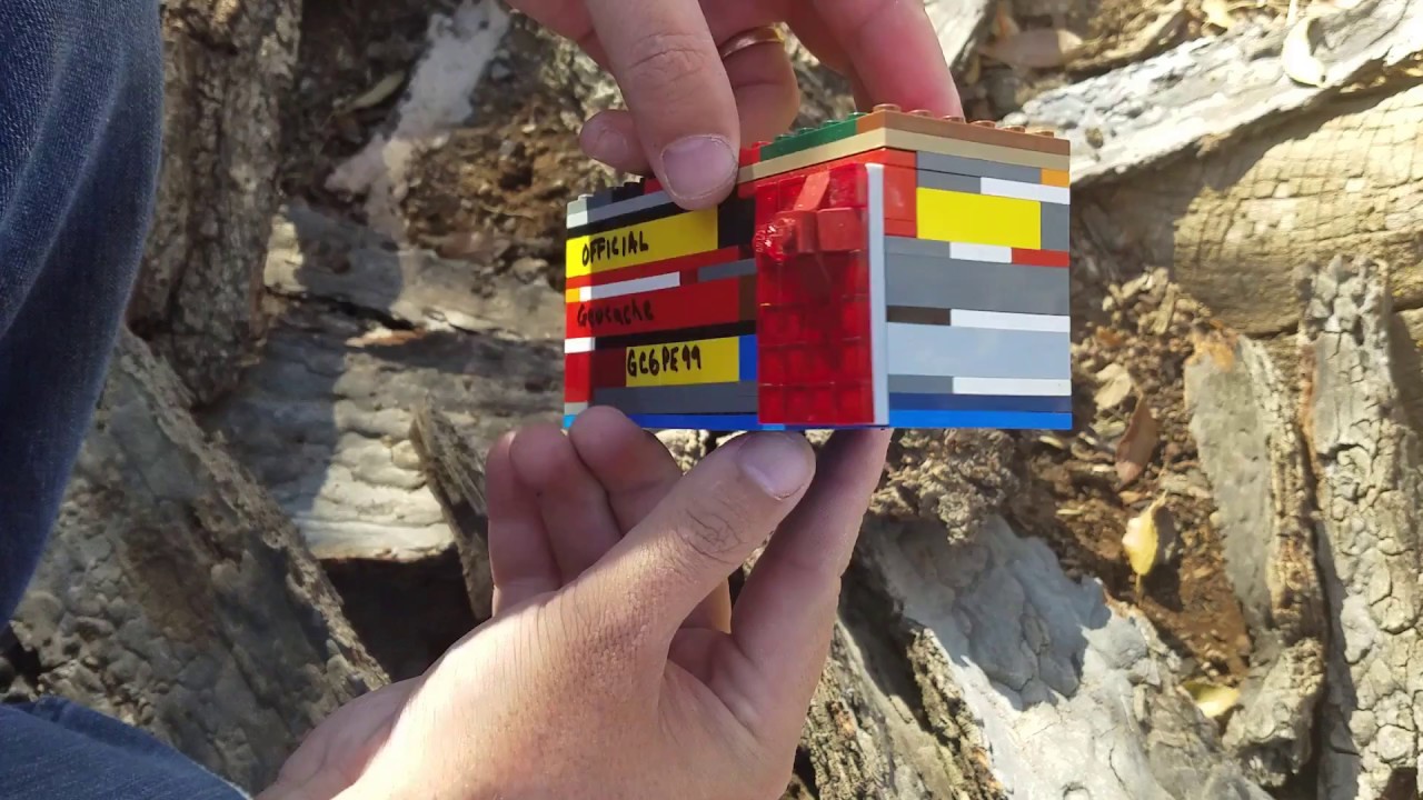 Awesome Lego Geocache - YouTube
