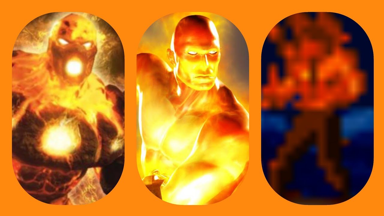 Evolution of "Blaze" in Mortal Kombat Games - YouTube