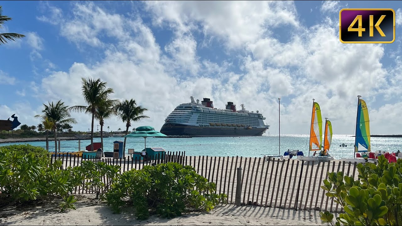 1-hour Relaxing Ocean Waves at Disney's Castaway Cay - YouTube