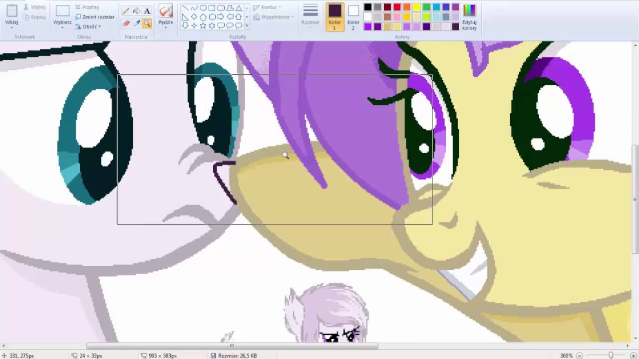 Speedpaint MLP - A cute nose boop - YouTube