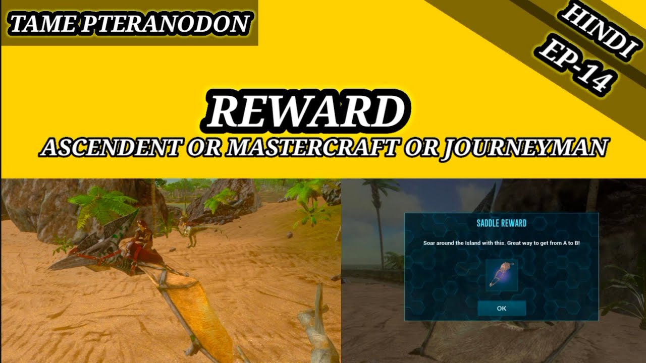 PURSUIT : TAME A PTERANODON AND REWARD ASENDENT PTERANODON SADDLE (EP-14) - YouTube