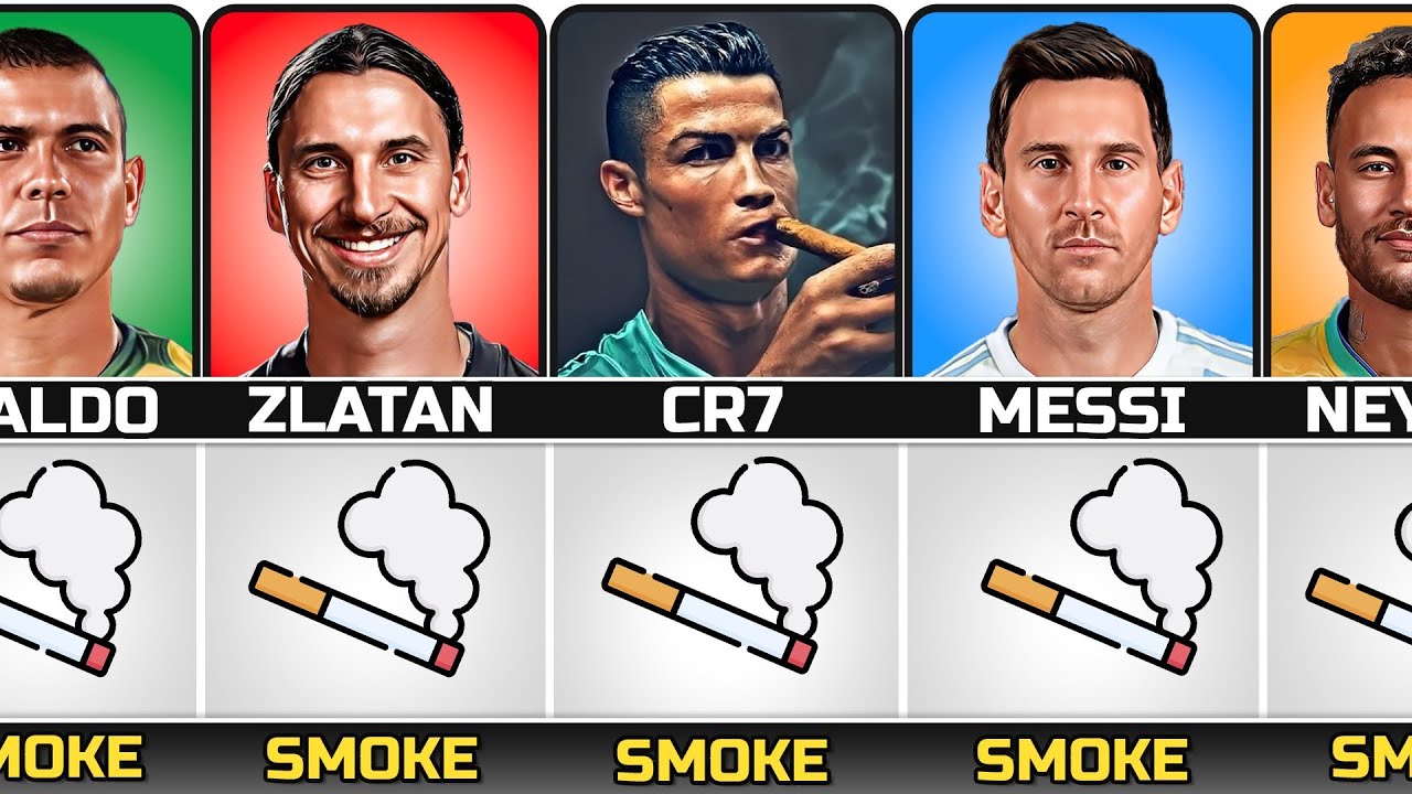 Famous Footballers Who Smoking in Real Life 2024 - YouTube