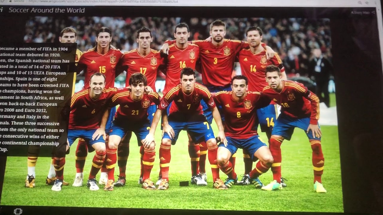 Soccer around the world story map geography 110 - YouTube