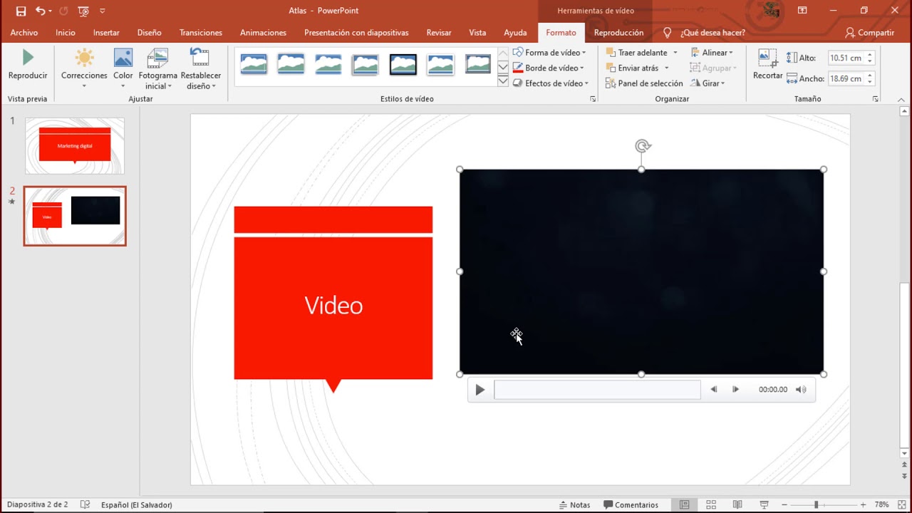 AGREGAR VIDEOS EN POWER POINT - YouTube