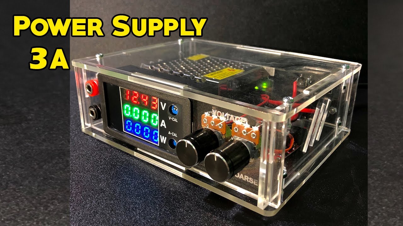 CARA SETTING DAN INSTALASI POWER SUPPLY 3A - YouTube