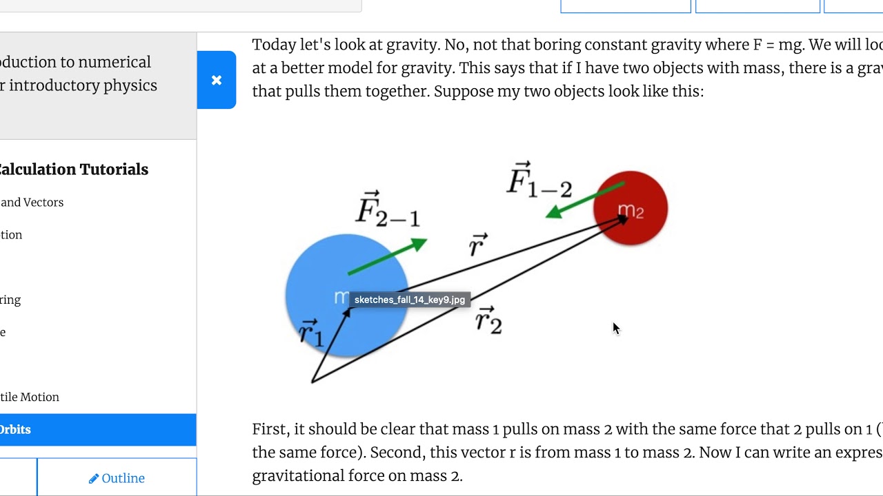 Intro To Gravity And Orbits Youtube