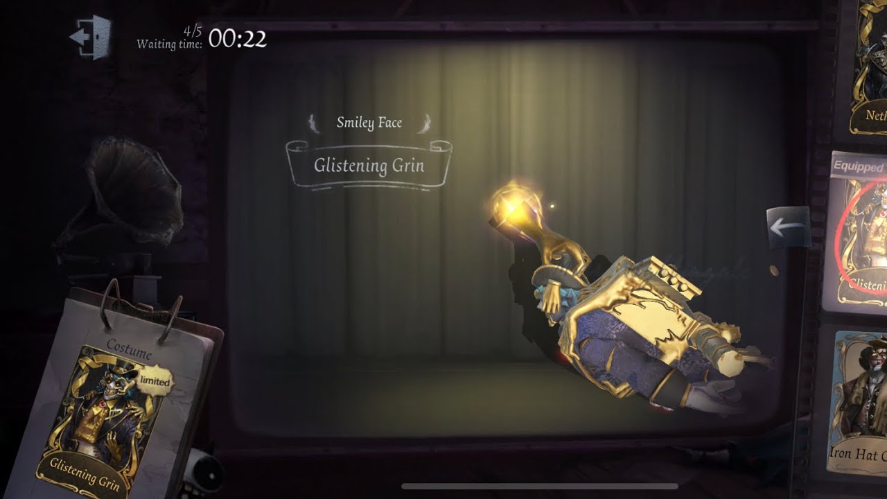 Identity V Glistening Grin (Smiley Face - 75k echoes Skin Gameplay ...