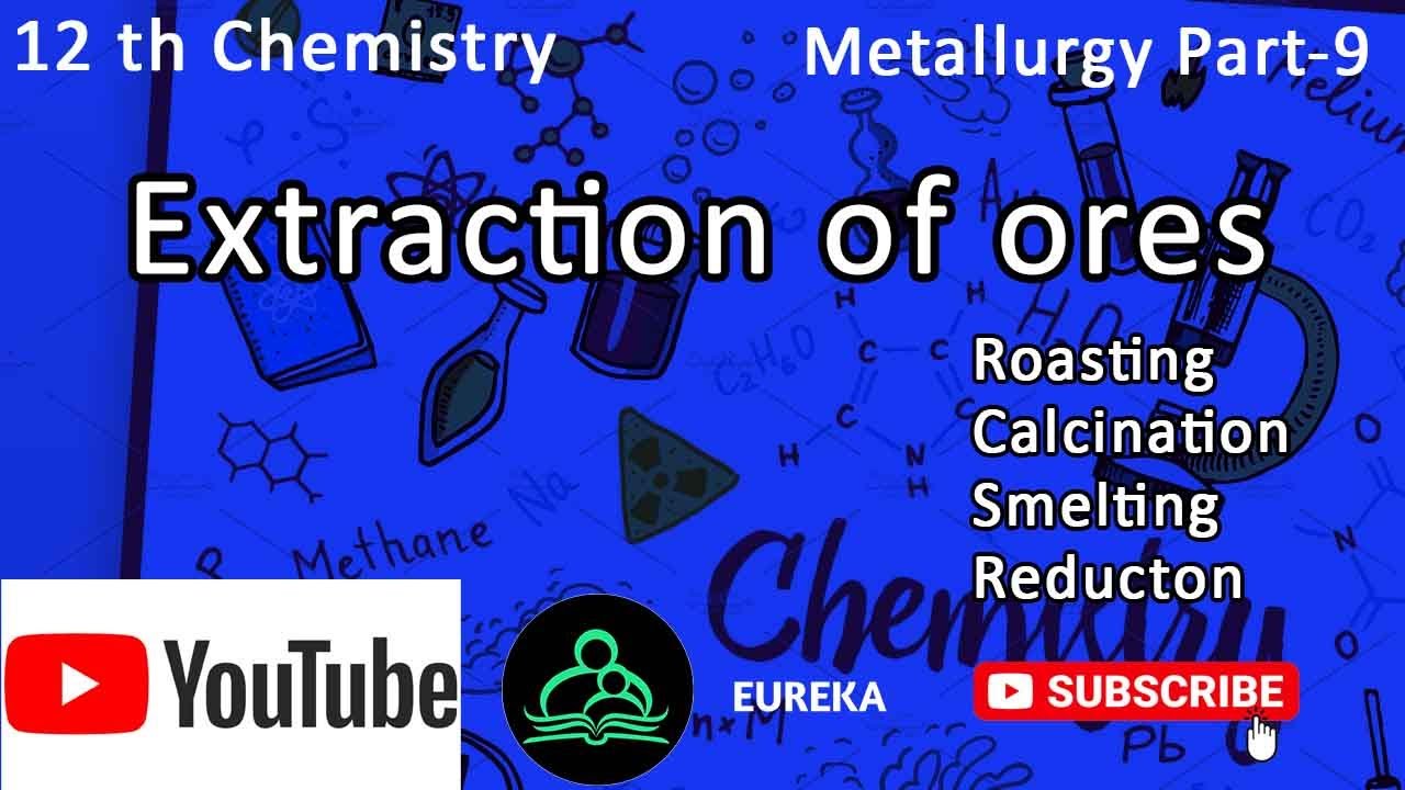 Extraction of ores | Metallurgy |part-9|12th chemistry|Stateboard ...
