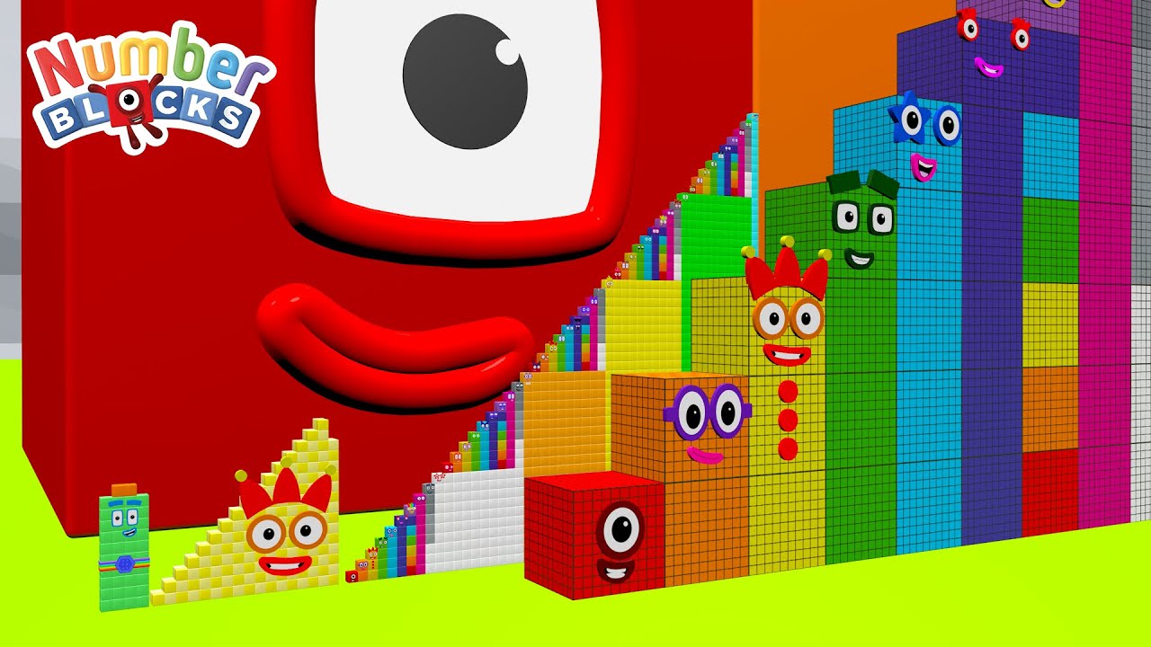 Numberblocks Step Squad 42 - 300 vs 1,000,000 Song - Learn to Count Big ...