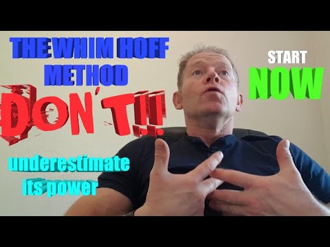 If ever you needed to adopt the Whim Hoff method . ITS NOW!!! - YouTube