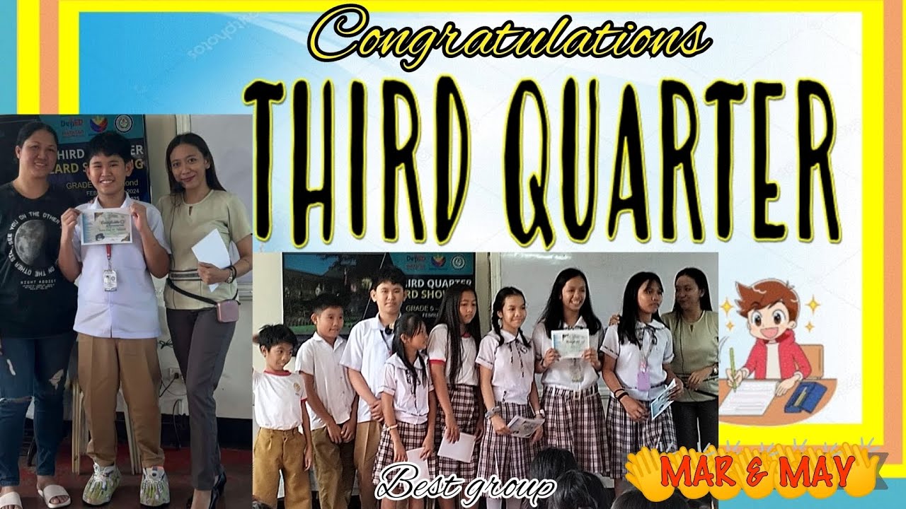 Kuya Aron Achievement 3rd Quarter - YouTube