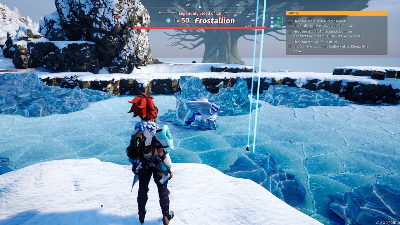 Palworld Legendary steed of Ice Frostallion pokemon Boss Early Access ...