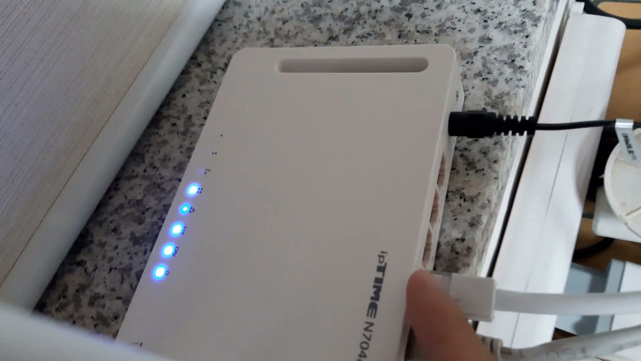 Setup IpTime N704BCM - YouTube
