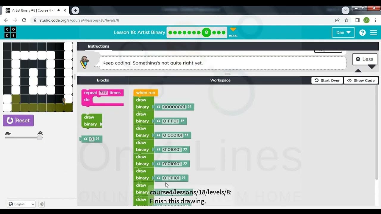 Learn Computer Science - Code.org - C4L18L9 - YouTube