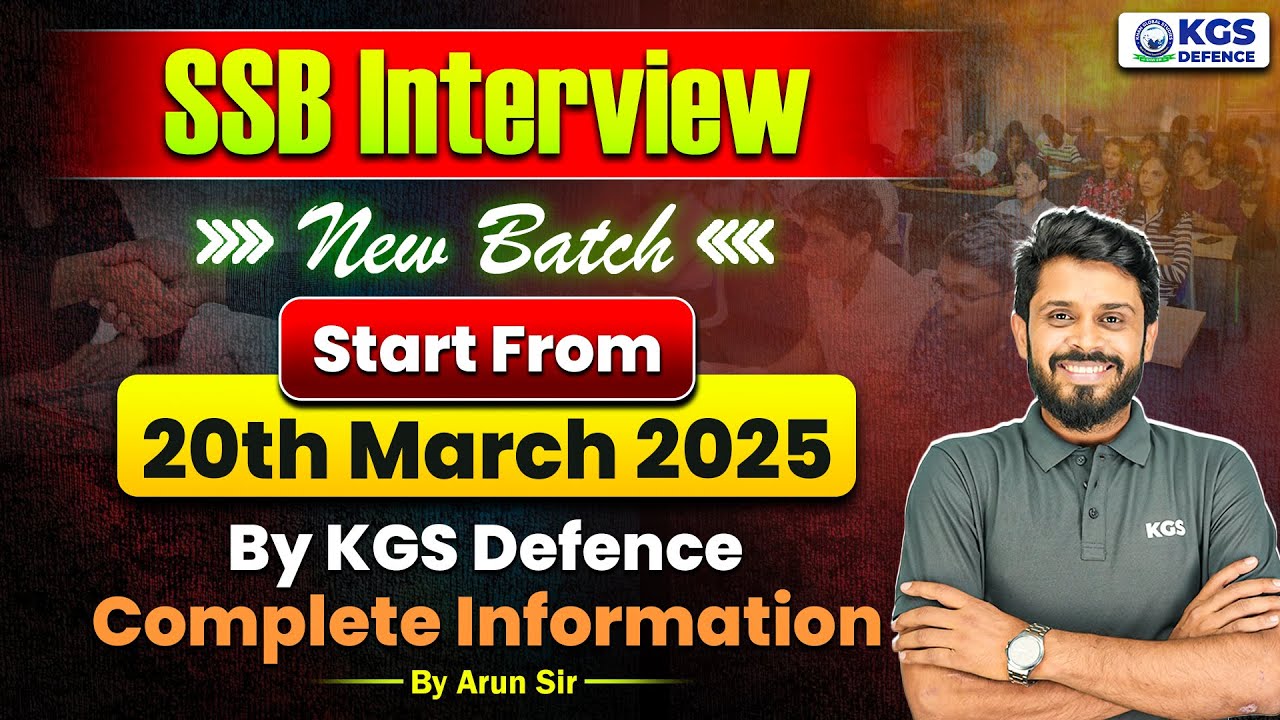 SSB Interview New Batch🔥 | Start From 20th March 2025 | SSB Batch ...