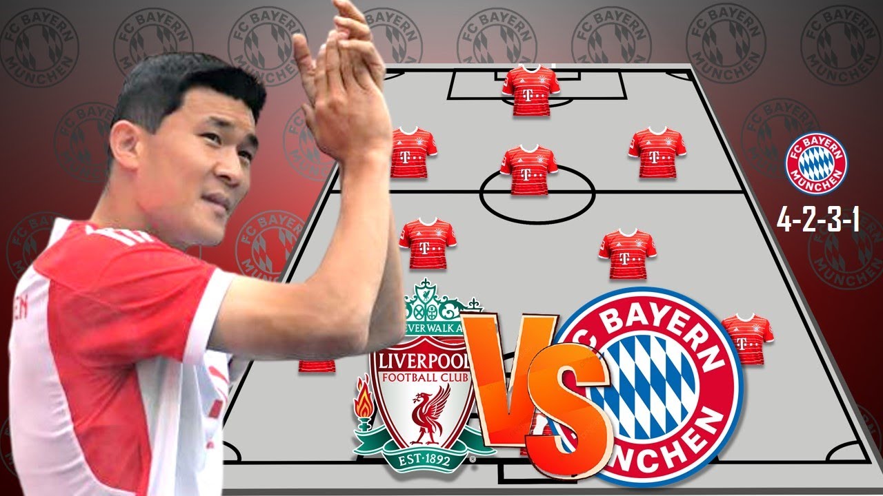 LIVERPOOL VS BAYERN MUNICH || BAYERN MUNICH POTENTIAL STARTING LINEUP ...