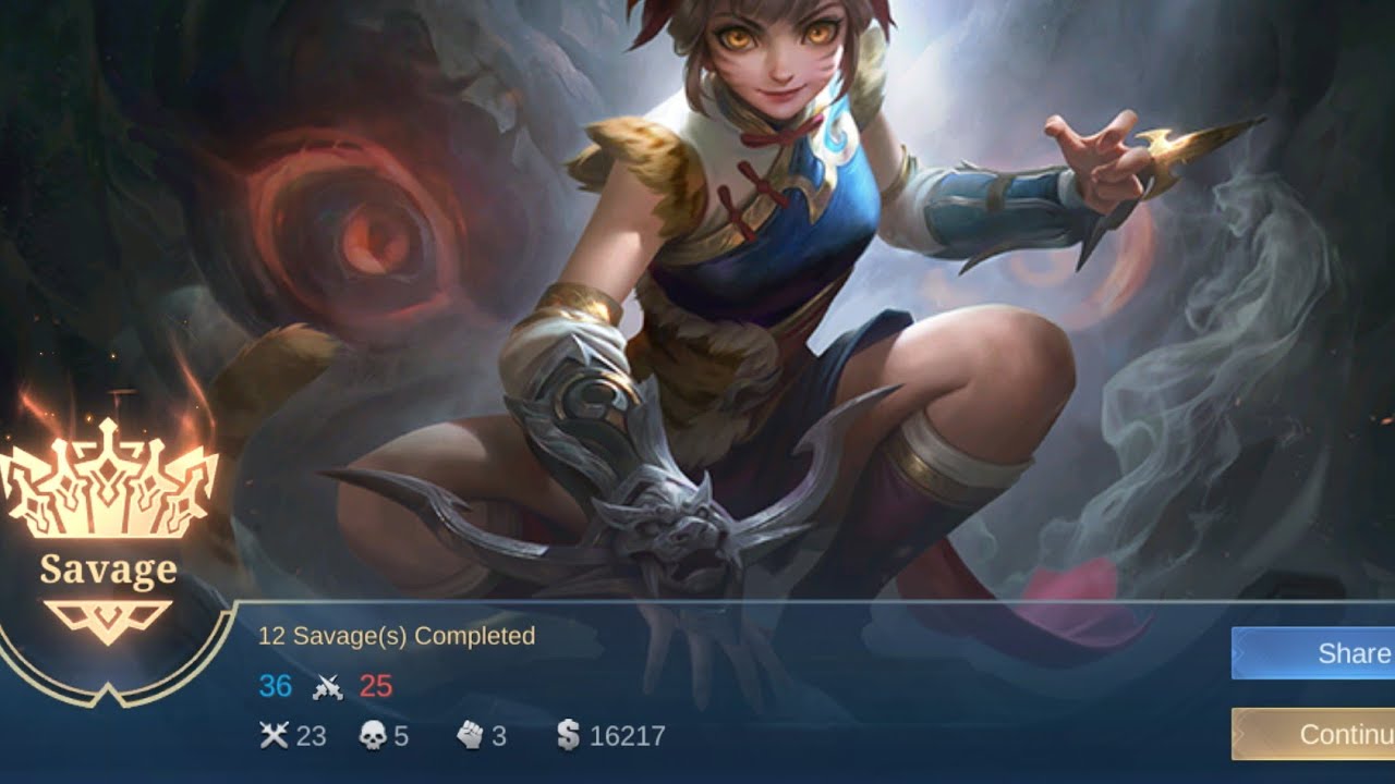 Wan-wan best marksman ?🤔 // 3 matches 3 maniac 1 savage back to back. #mobilelegends #mlbb # ...