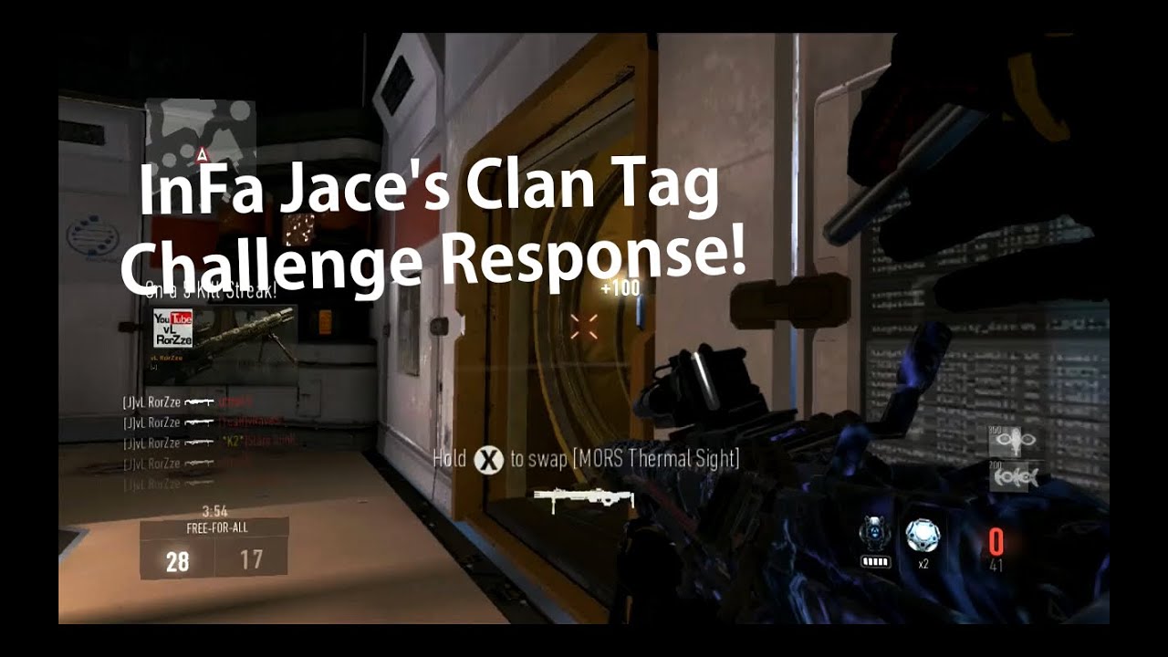 RorZze: InFa Jace's Clan Tag Challenge (Response) - YouTube