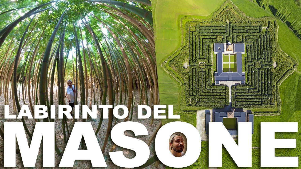 LABIRINTO DEL MASONE - Il più GRANDE labirinto AL MONDO di Bambù! COSE ...