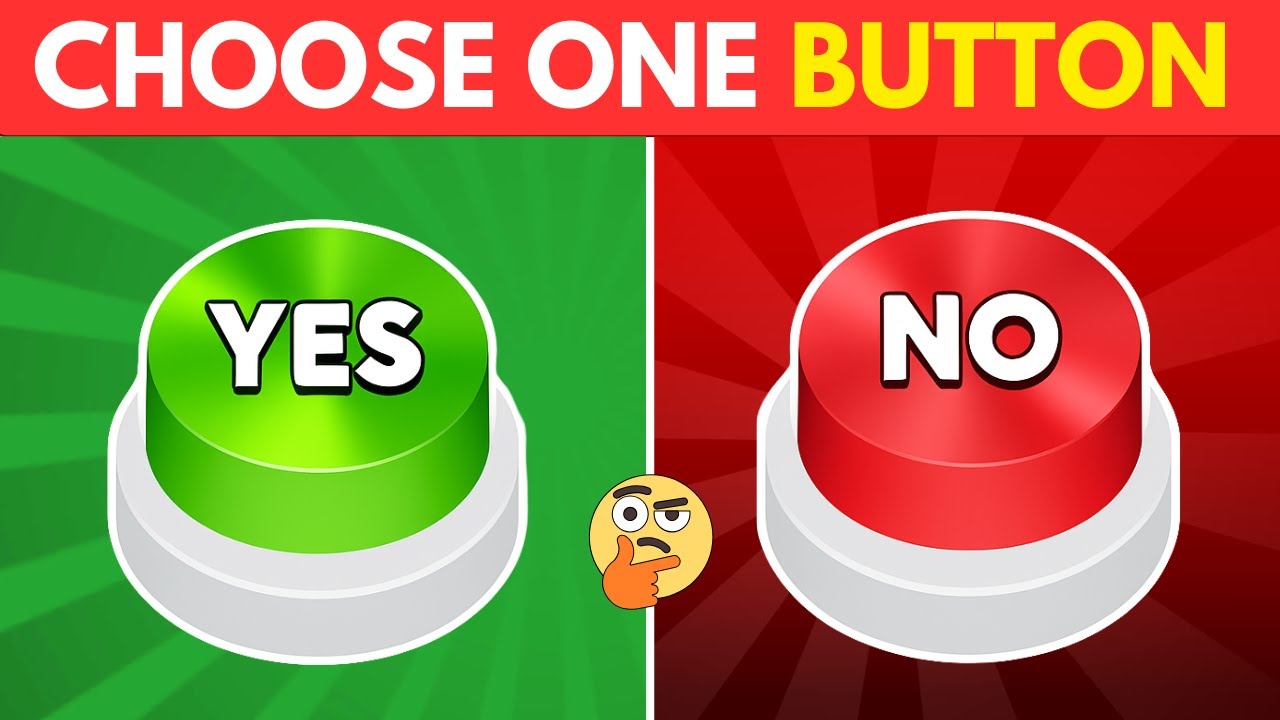 Choose One BUTTON...! 🤩😱 YES or NO Challenge 🟢🔴 Knowledge Blitz - YouTube