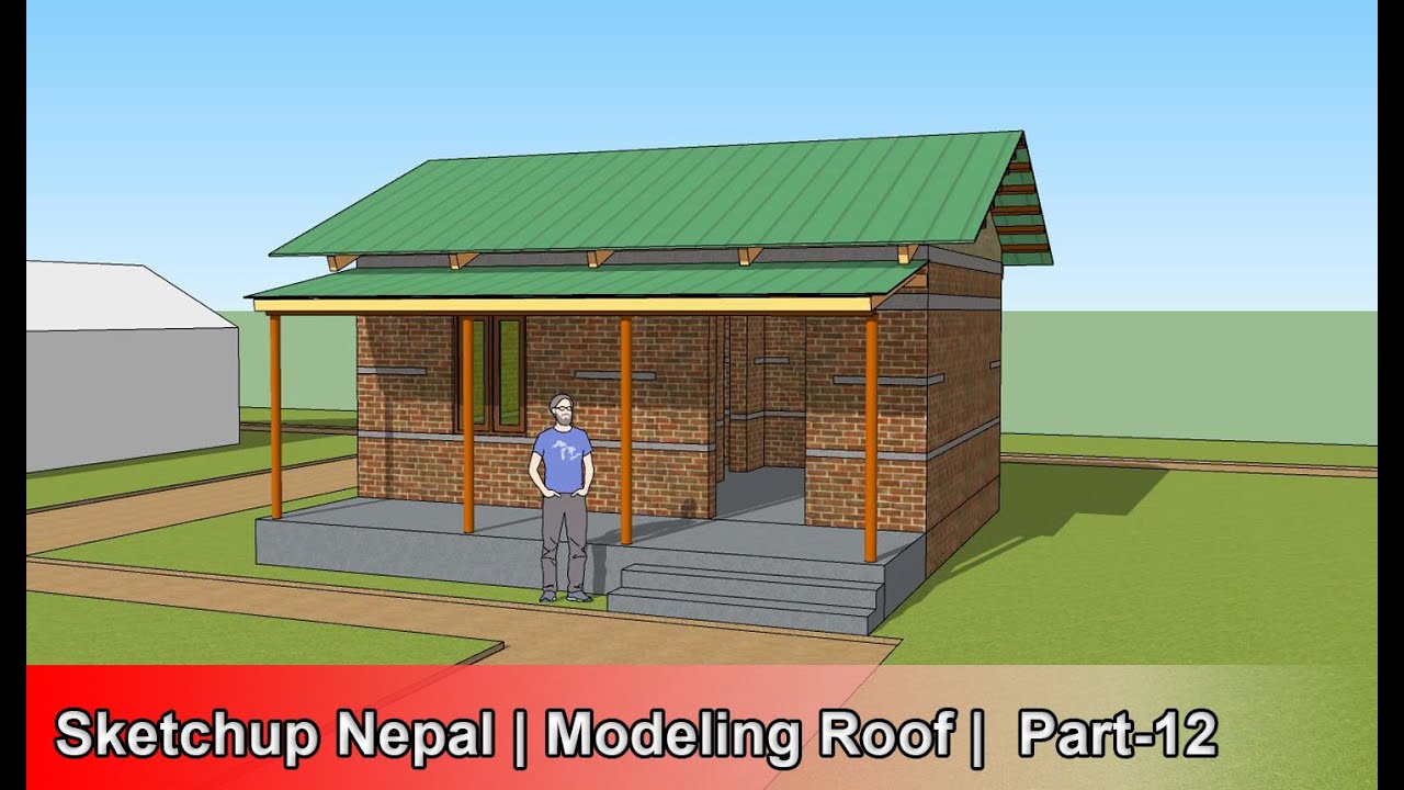 12 Two way Slope Roof | Brick Masonry | Project 1 - YouTube