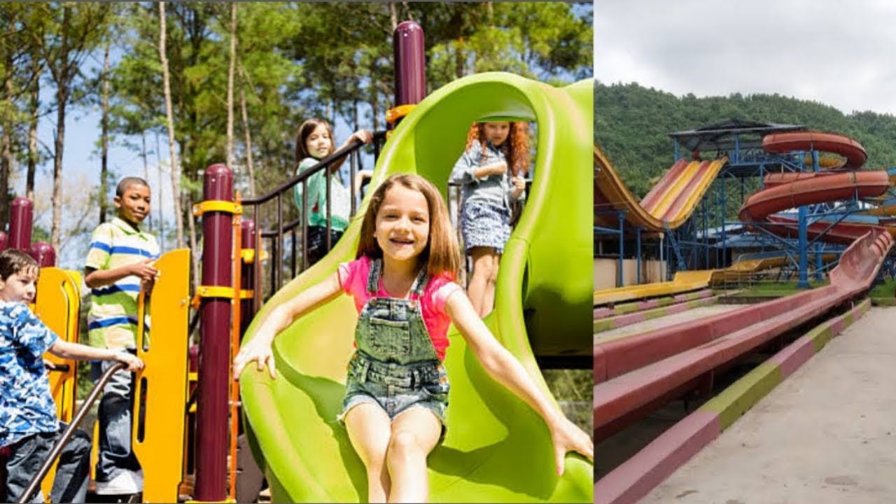 Huge Awesome Park with Gucci With Sliding Hills | Fun playground for ...