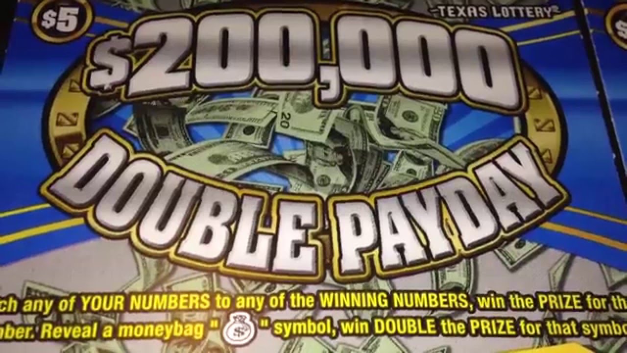 $200,000 Double Payday Texas Lottery Scratch Off Tickets - YouTube