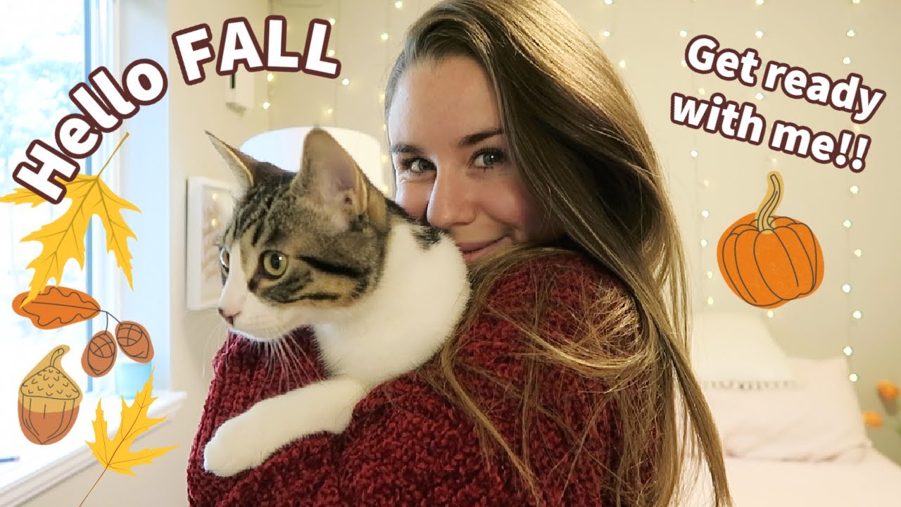 GRWM, fall haul & leg workout! vlog - YouTube