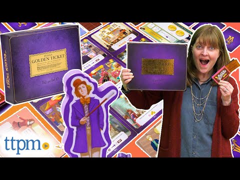 Willy Wonka's The Golden Ticket Game from Buffalo Games Instructions + Review!