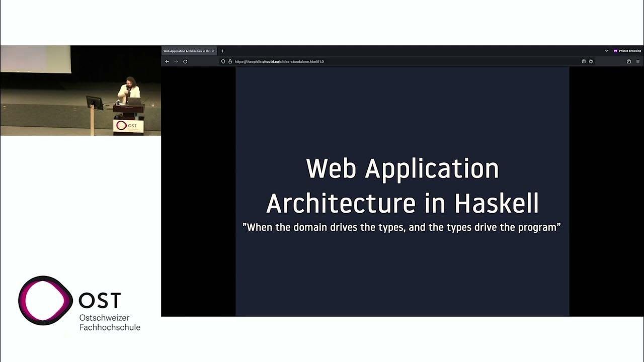 Lightning Talk by Hécate on "Web Application Architecture in Haskell" @ZuriHac2023 - YouTube