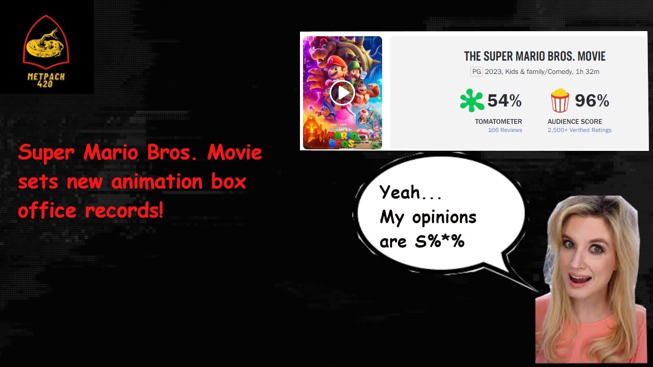 The Super Mario Bros Movie Dominates Critics Cope - YouTube