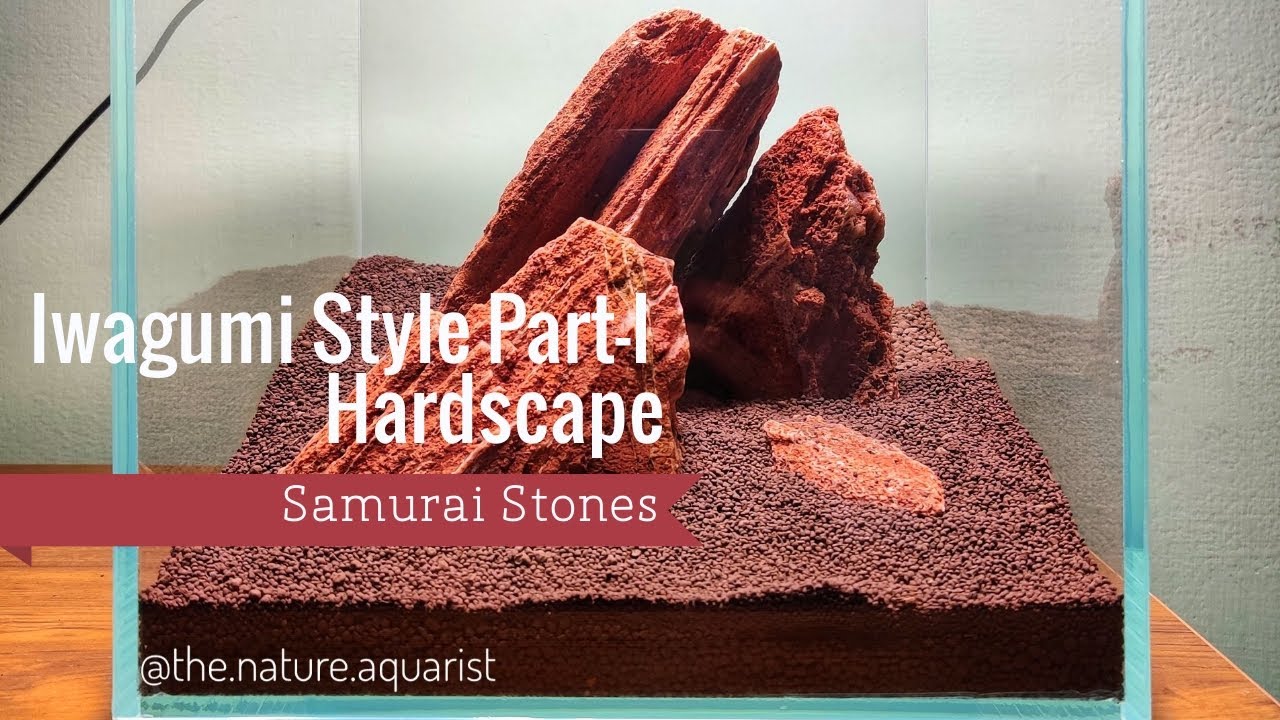 Samurai stone Iwagumi | Nano Aquascape | Part-1 Hardscape - YouTube