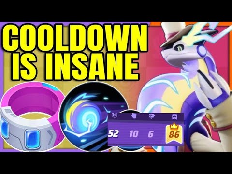 ELECTRO DRIFT MIRAIDON Gameplay Insane COOLDOWN BUILD | Pokemon Unite ...