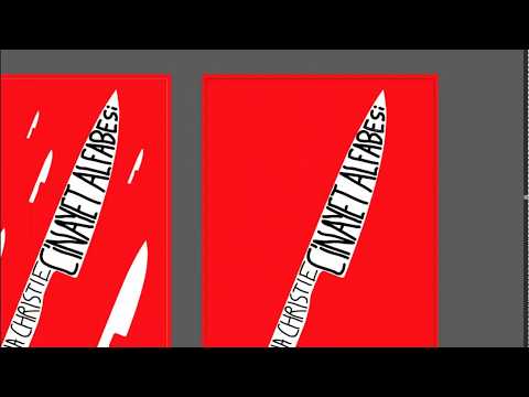 Agatha Christie - Cinayet Alfabesi (Kitap Kapağı Tasarımı) #İllüstrasyon