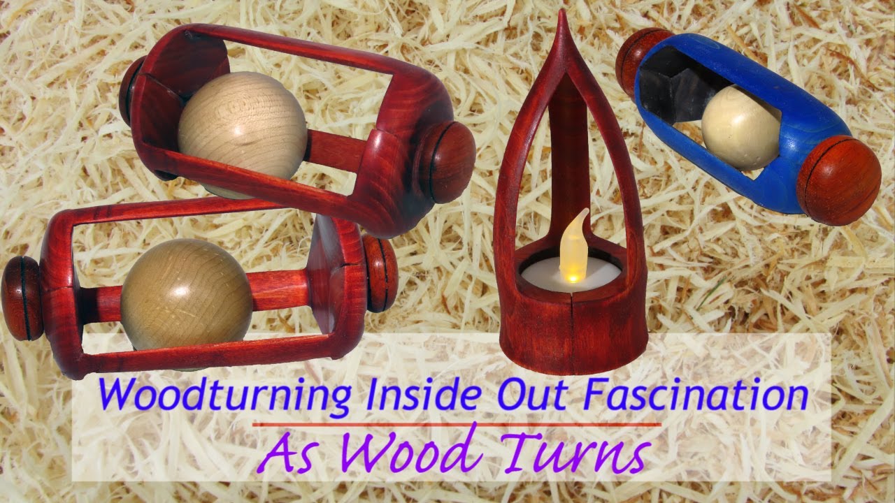 Woodturning Inside Out Triple Fascination - YouTube