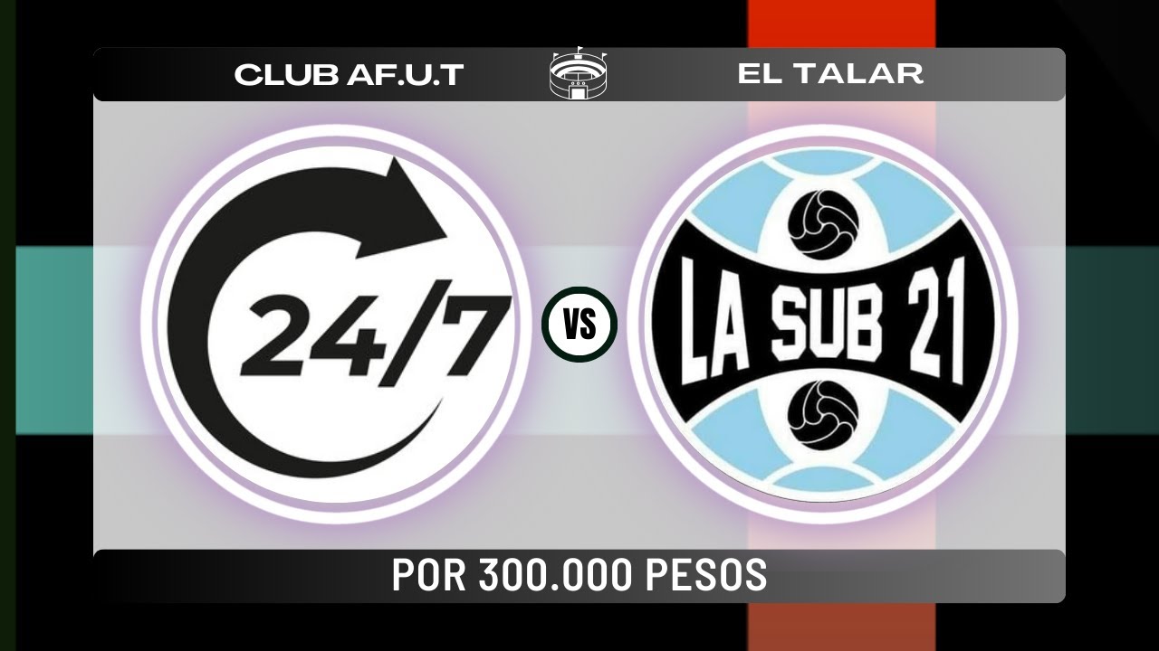 PARTIDAZO EN EL TALAR⚽🔥 || LA SUB 21 VS 24/7 - YouTube