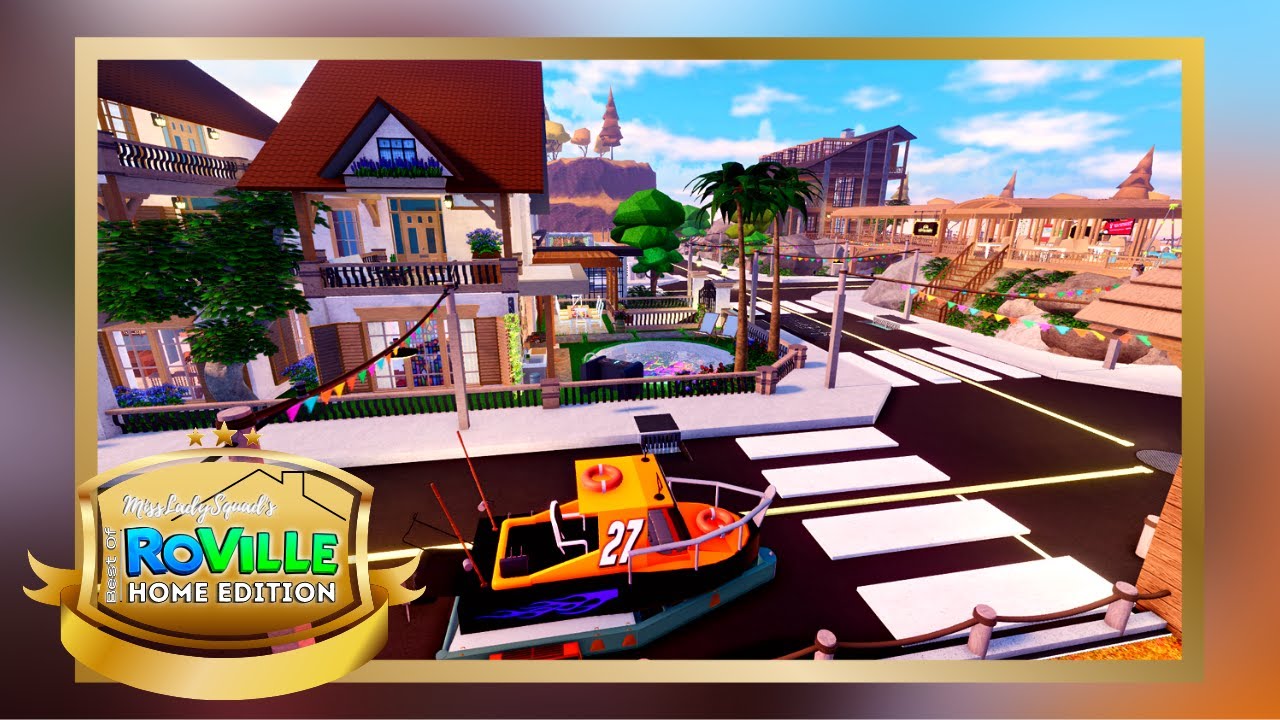 🏡 DECO Neighborhood on the Beach || Best Of RoVille - Home Edition With ...