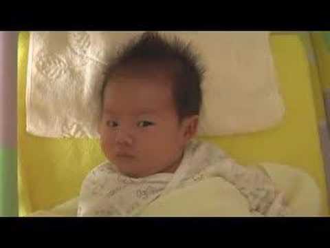 Baby throw up milk - YouTube