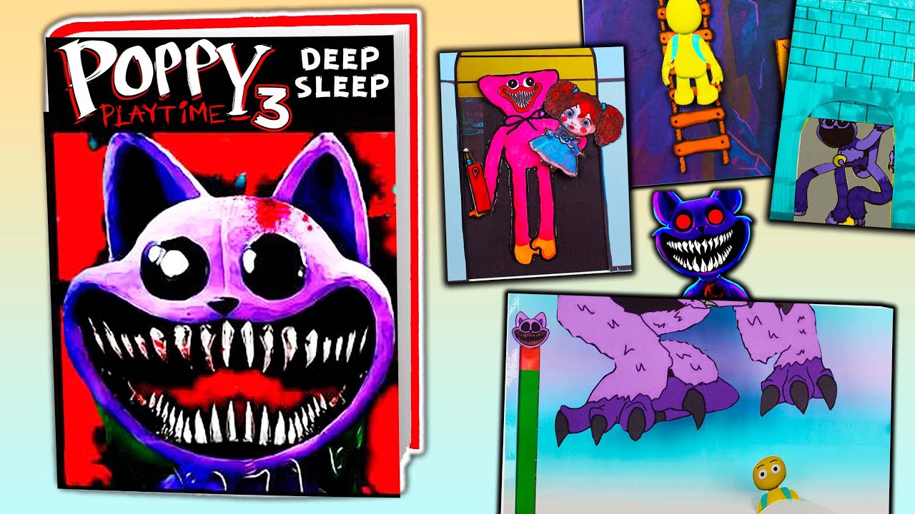 DIY POPPY PLAYTIME CHAPTER 3 GAMING BOOK DEEP SLEEP STORY GAMING BOOK ...