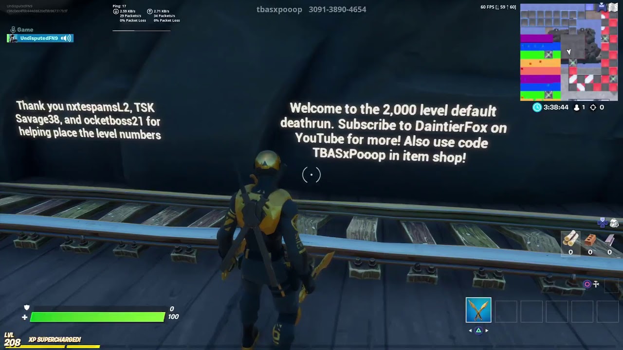 Literally 1000 Level default Deathrun - YouTube