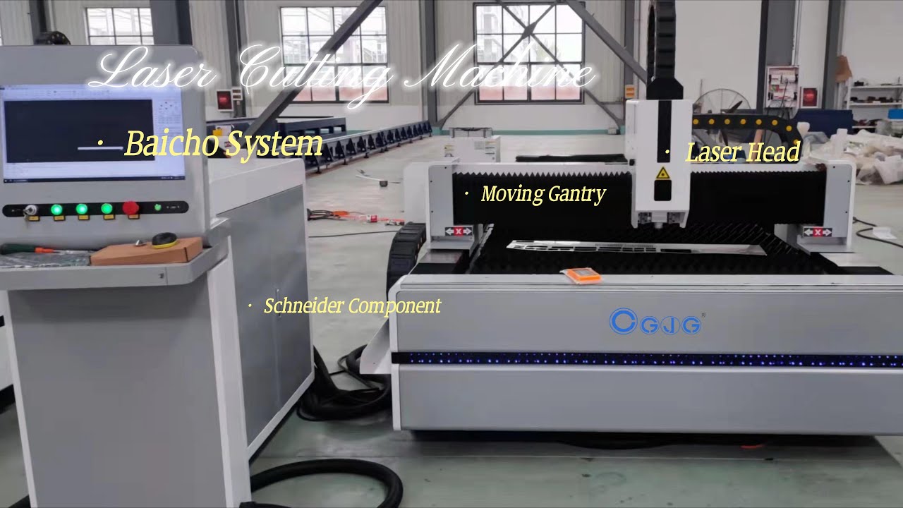 CGJG Laser - Laser Cutting Machine Testing Before Shippment - YouTube