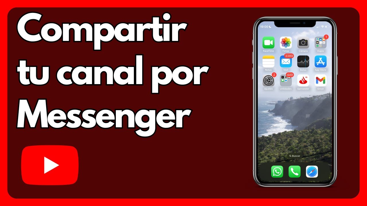Cómo compartir tu canal de Youtube por FaceBook Messenger (Android ...