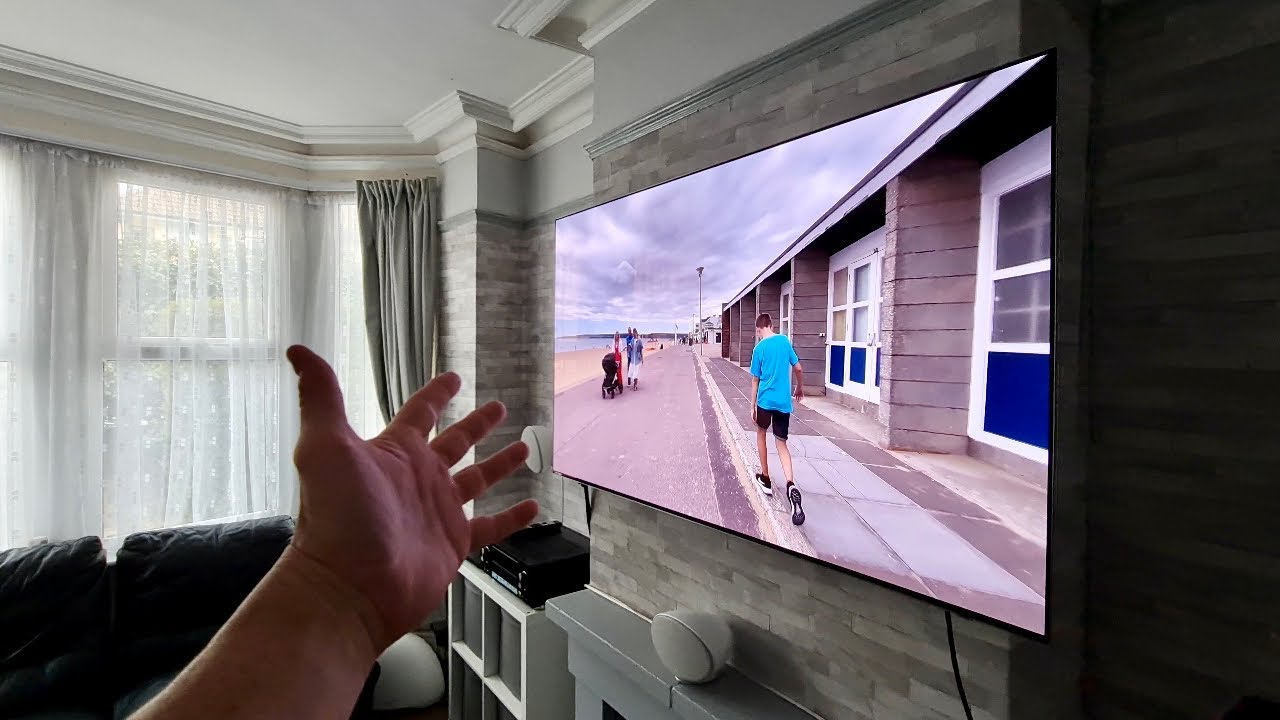Samsung S95B OLED reflection test, DAYTIME & BRIGHT LIGHTS, i was ...