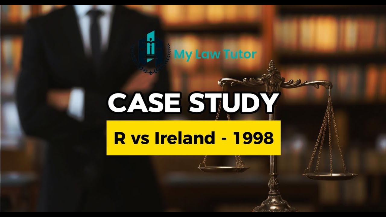 R v Ireland 1998 | Case Study | UK Criminal Law | My Law Tutor - YouTube
