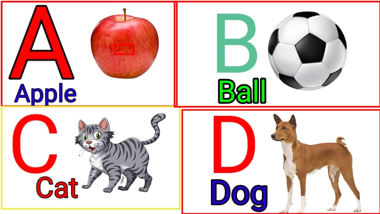 ABCD in English | Alphabet song | Read and Write The Alphabet | Learn ...