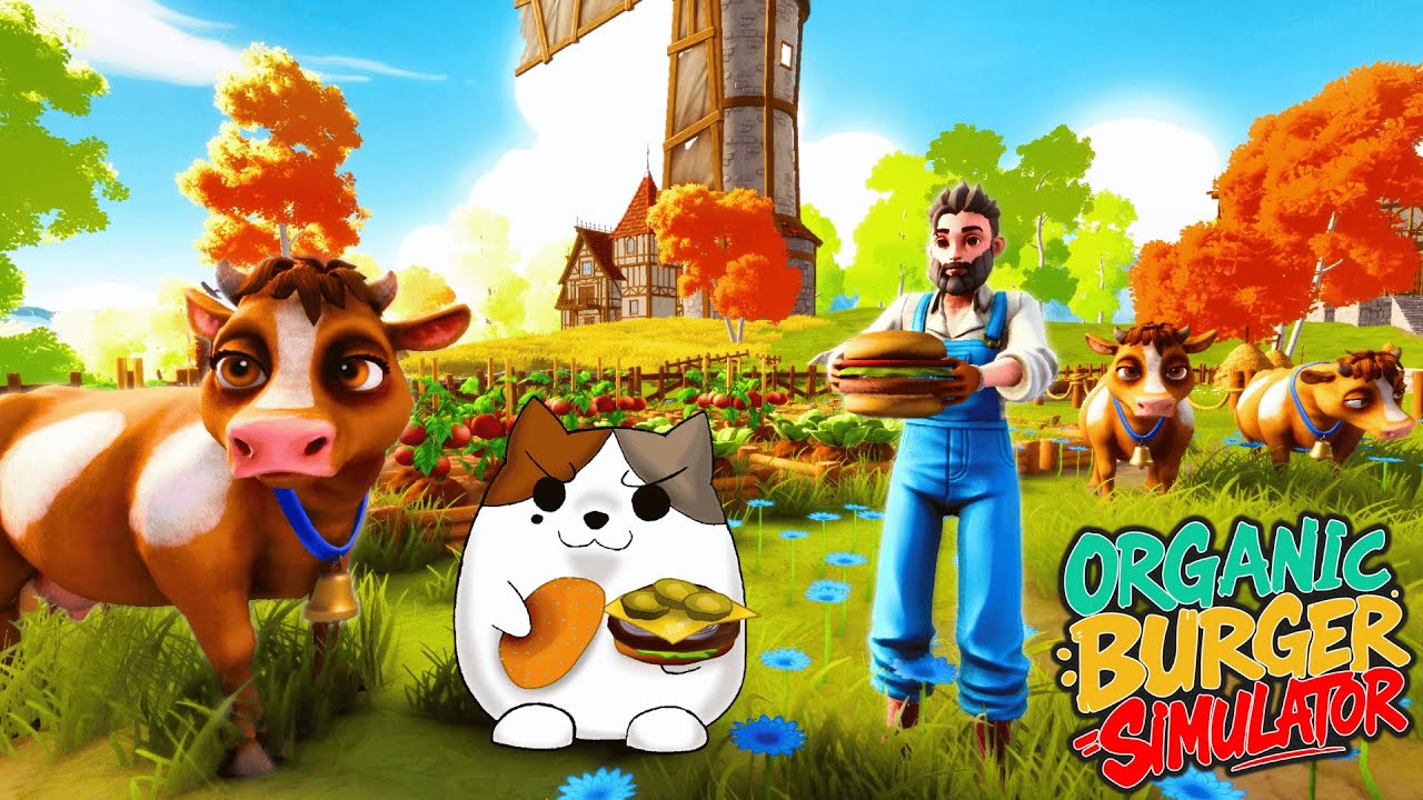 Organic Burger Simulator First Look! | New Farming, Cooking and ...