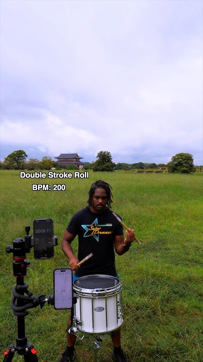 200 BPM Double Stroke Roll - YouTube
